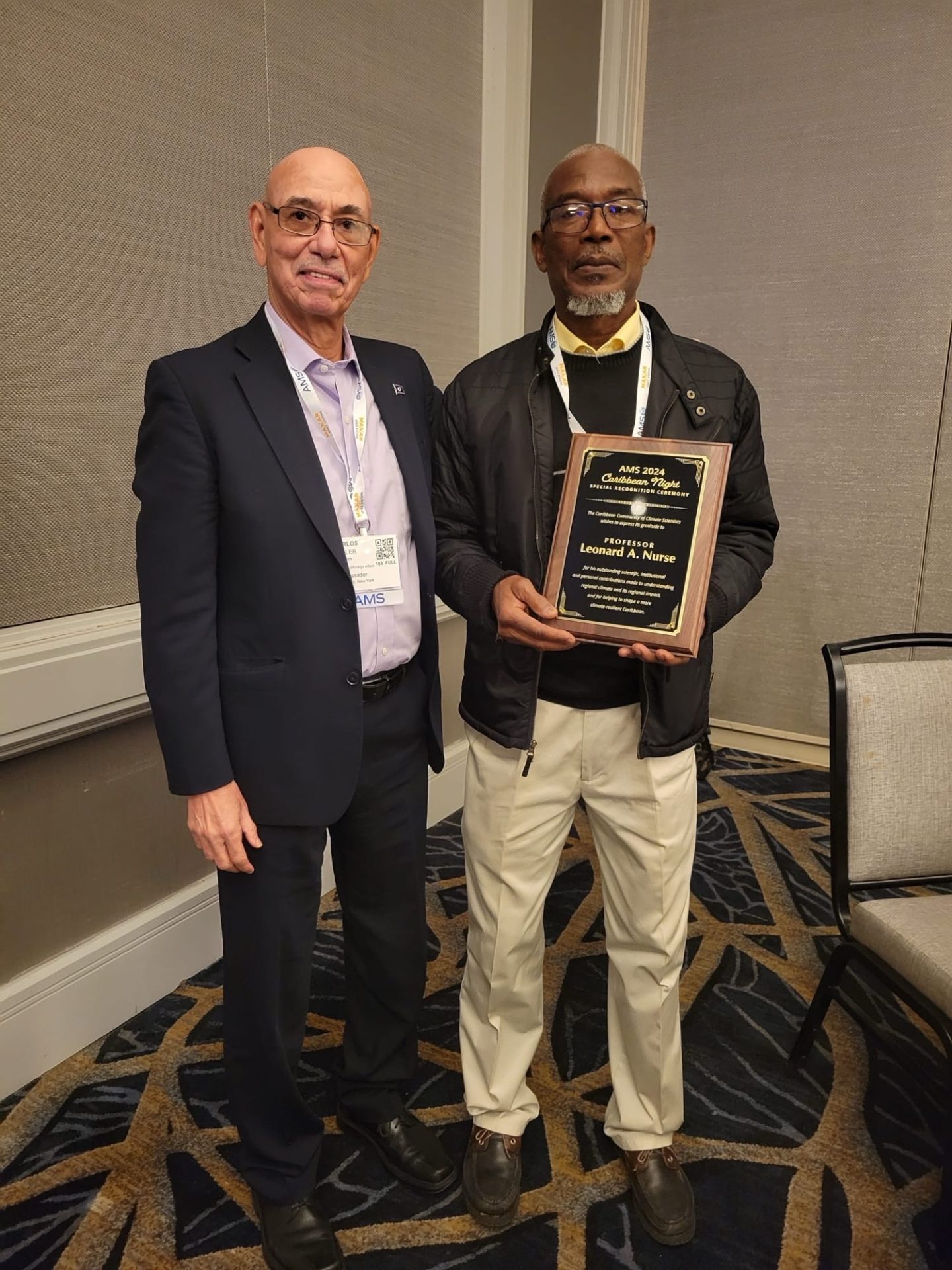 Caribbean Scientists Honoured at the AMS | Permanent Mission of Belize ...